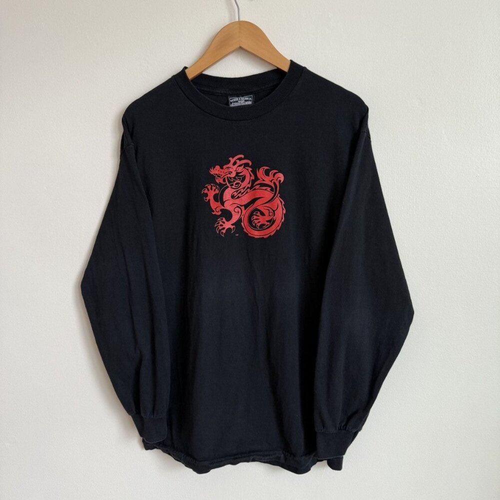 Vintage Steve & Barry’s Dragon Graphic Long Sleeve T-… - Gem